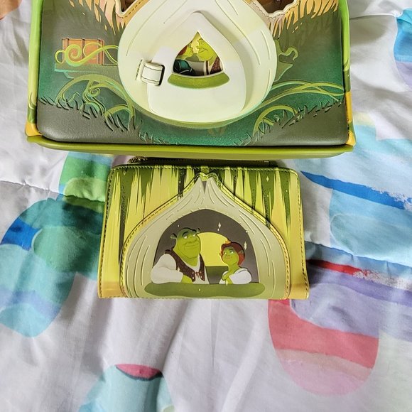 Loungefly | Bags | Shrek Happily Ever After Mini Backpack And Wallet ...